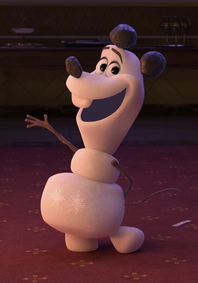 What is Olaf transforming and imitating as Part 1? | Fandom