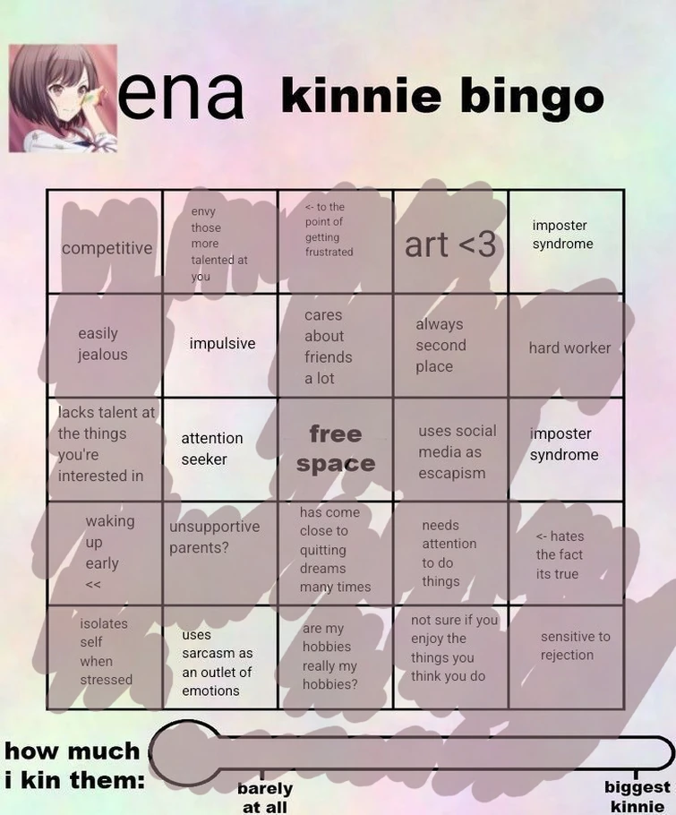 Doing kinnie bingos as an enfp part 2 | Fandom