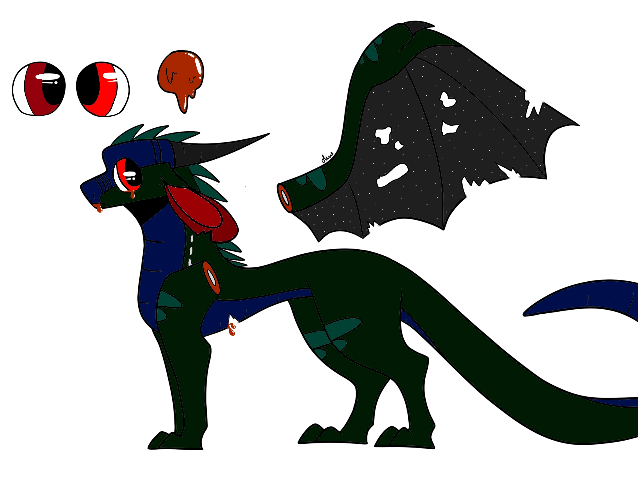 Zombie NightWing Halloween OC!!! | TW: Blood, Slight gore | Name Ideas ...