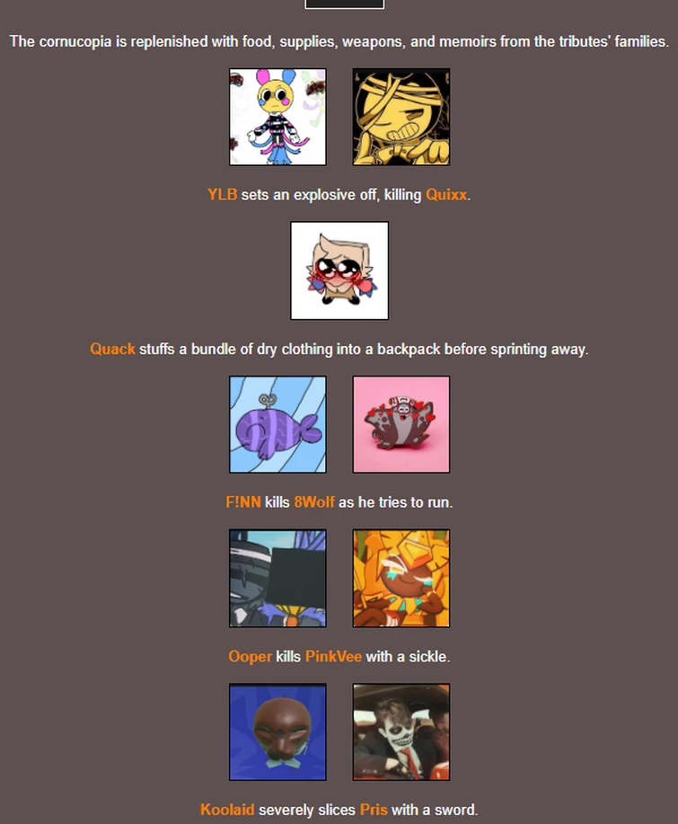 Feast & Day 5 - Wiki HGS | Fandom