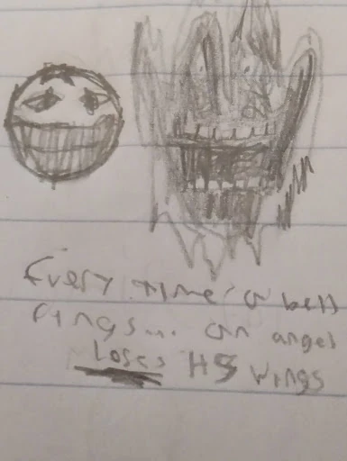 made this drawing of the Magenta (My handwriting sucks dick srry.) | Fandom