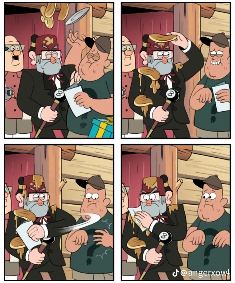 “Happy Father’s Day, Mr. Pines.” “Yeah, yeah, now get back to work.” (Creds: MoringMark on ...