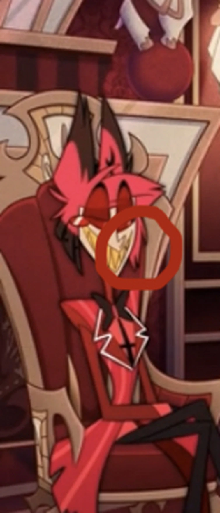 Alastor funny face + animation mistake found | Fandom