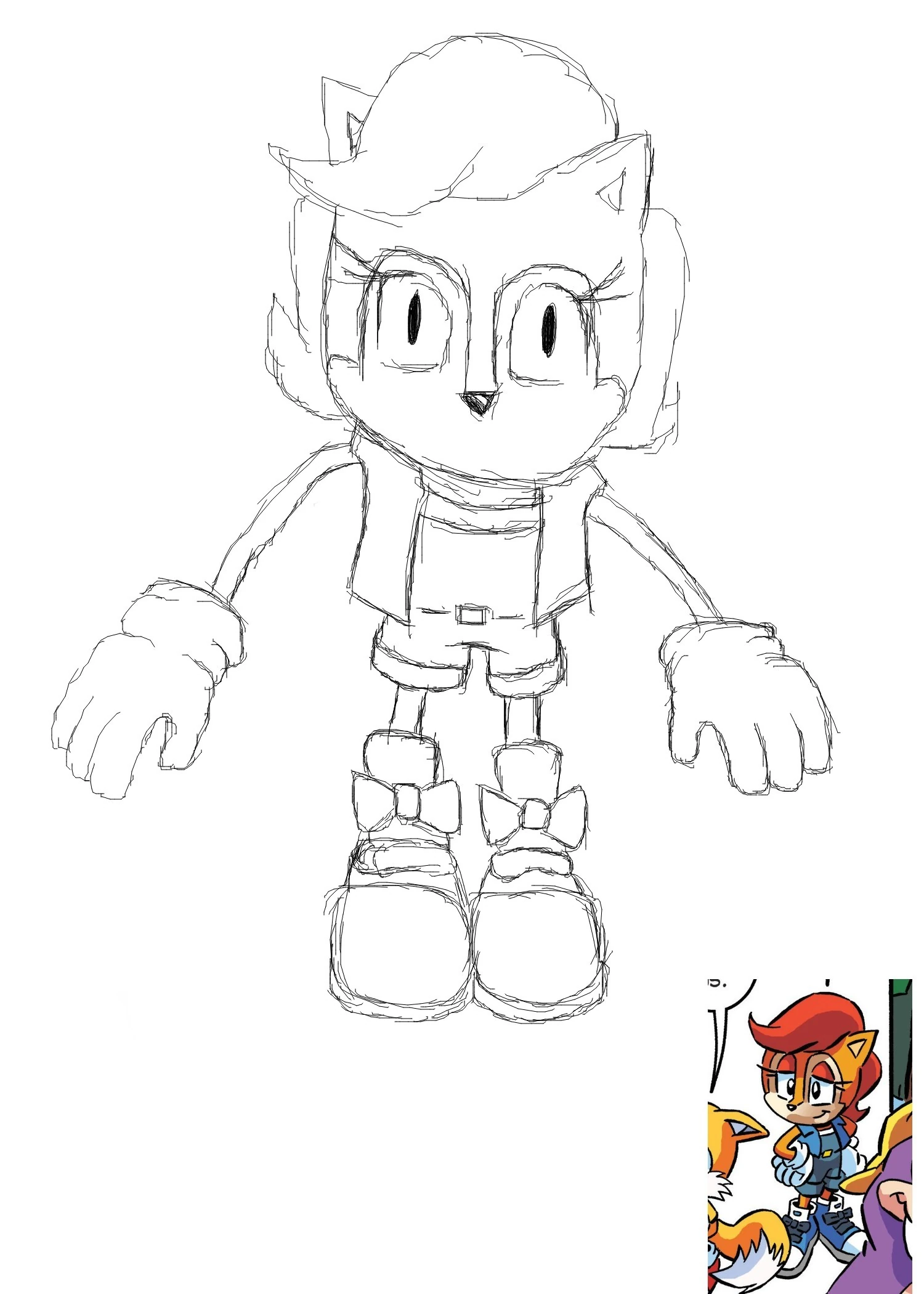 Sally design Concept art is finished | Fandom