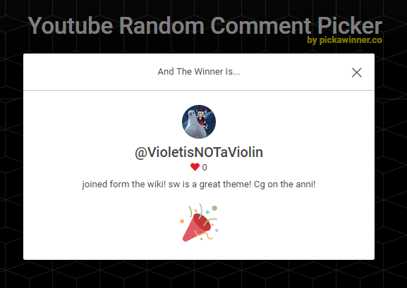 Scarlet Wind 2nd Anniversary Giveaway Winners! | Fandom