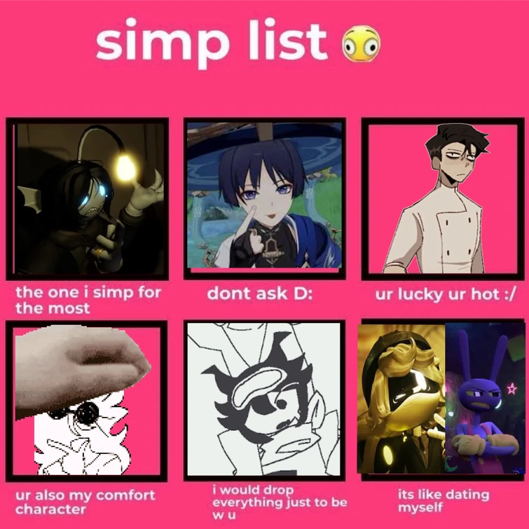 Simp list but uhhh | Fandom