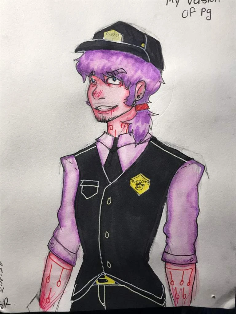I actually kind of like these fan-made designs of William Afton/Purple ...