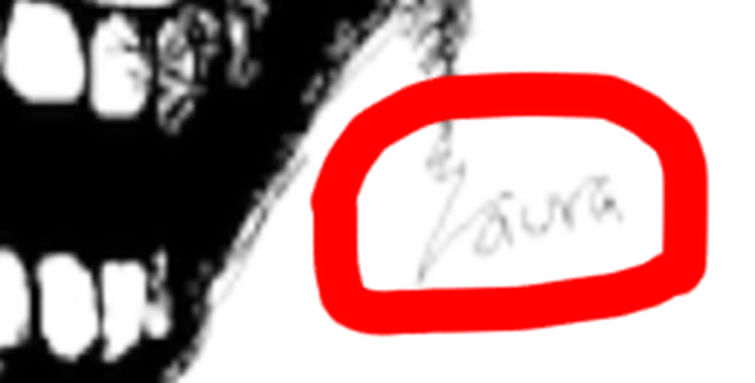 A-100 2nd Face has the word Zaura on it (Not Laura) | Fandom