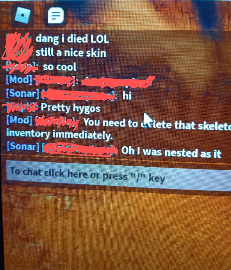 Caught this conversation about the skeleton hygos in a server I was in ...
