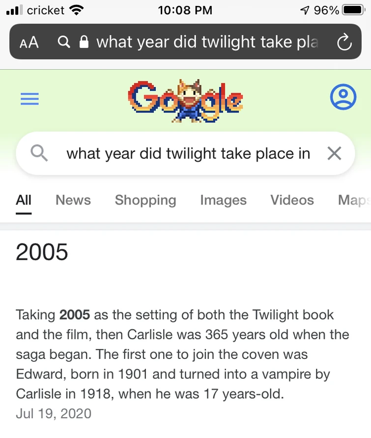 Twilight Timeline | Fandom