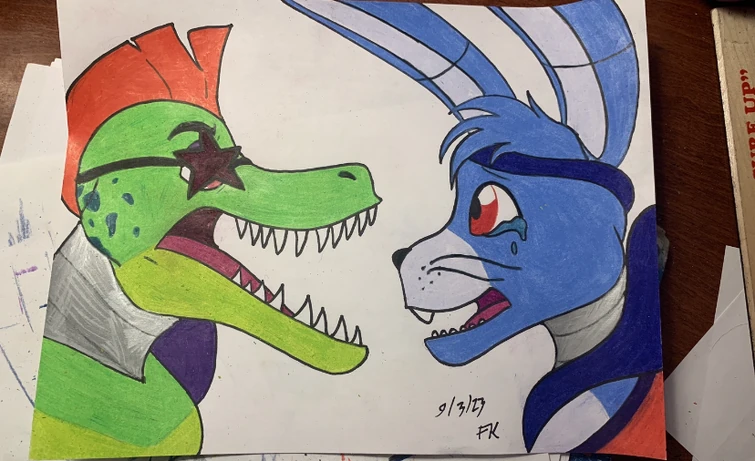 Monty and Glamrock Bonnie | Fandom