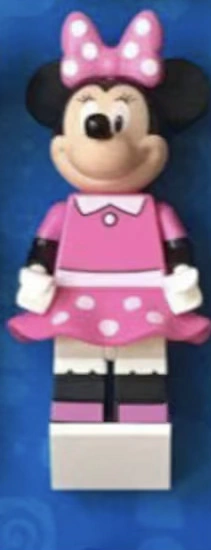 Lego Minnie Mouse in blue background | Fandom