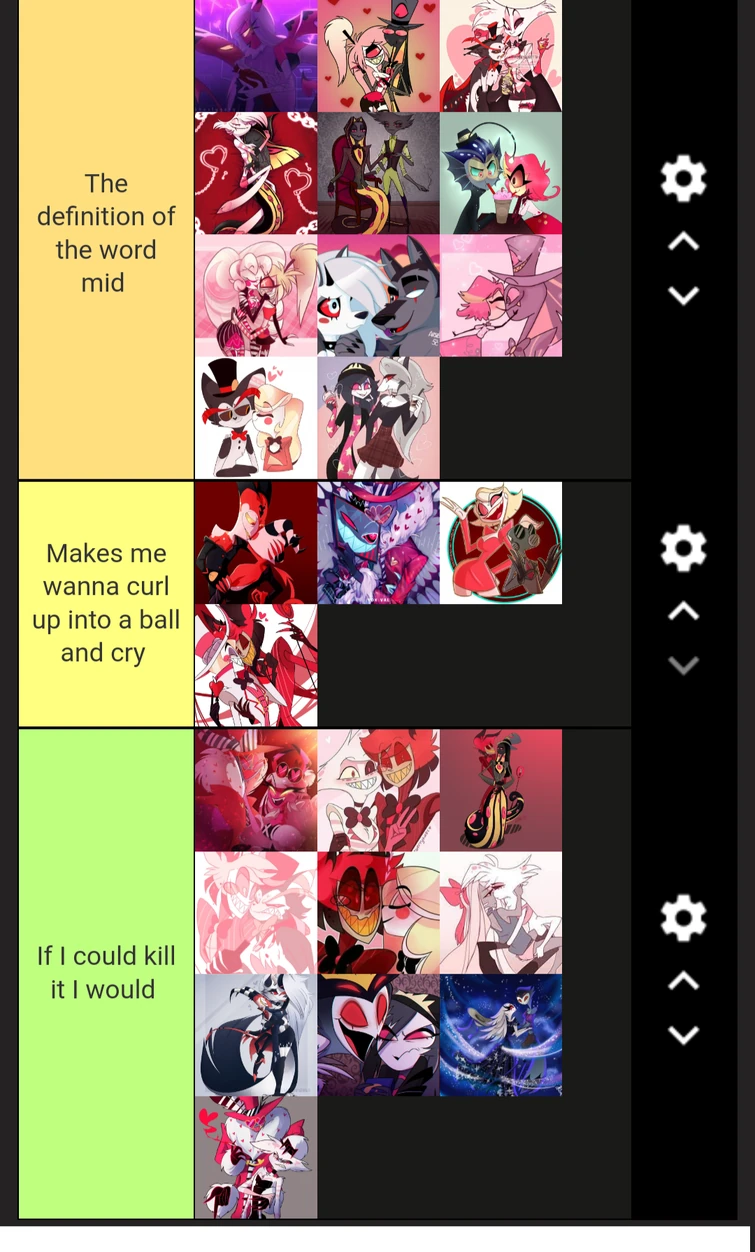 Well it's been forever since I did this so here's a ship rank | Fandom