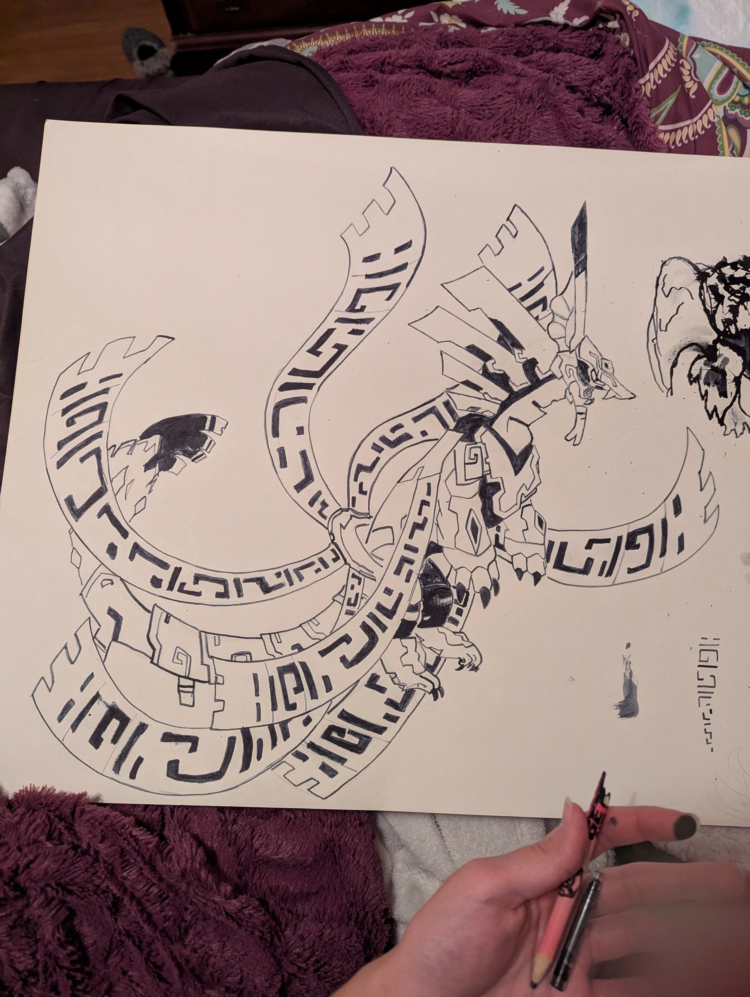 what creature to draw with ink | Fandom