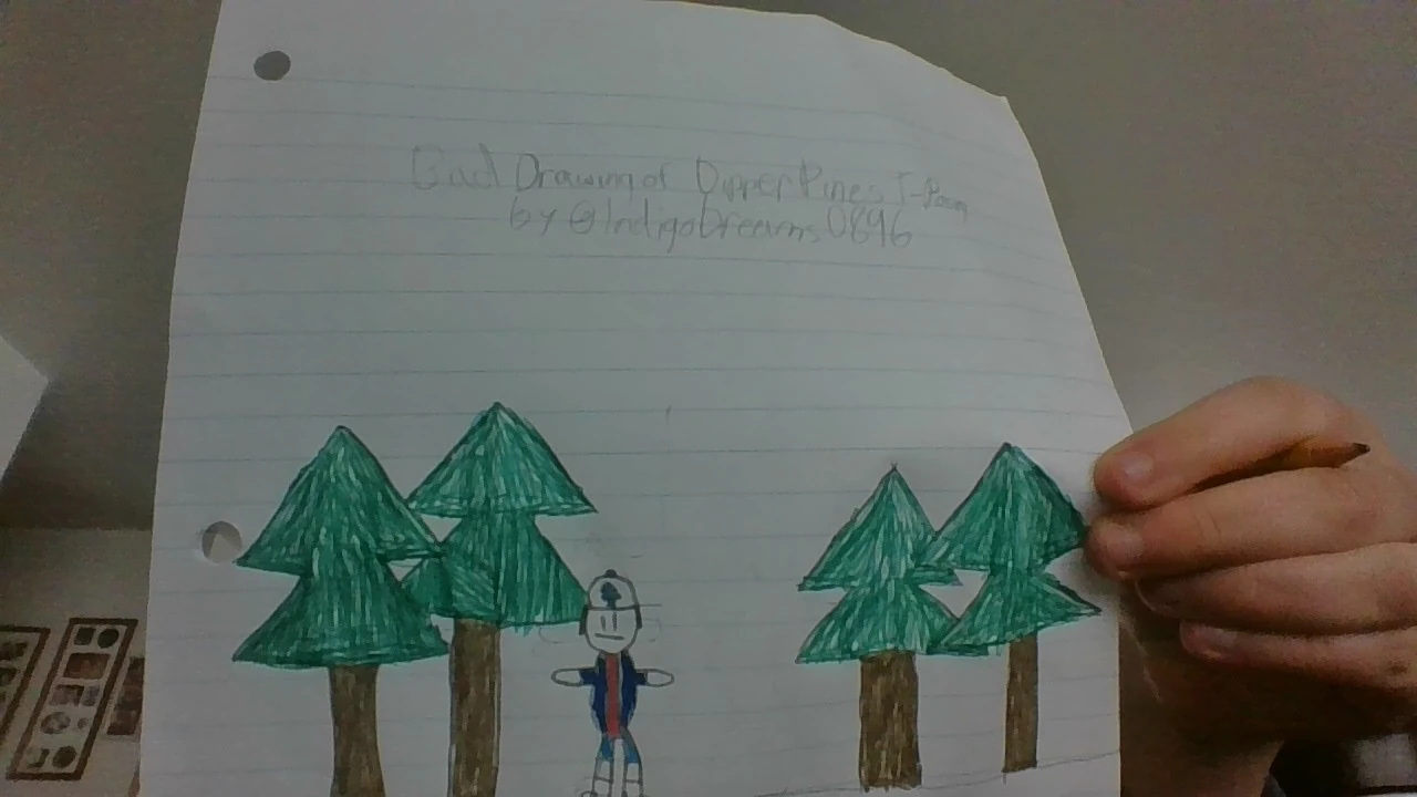Bad Drawing Of Dipper Pines T-Posing | Fandom