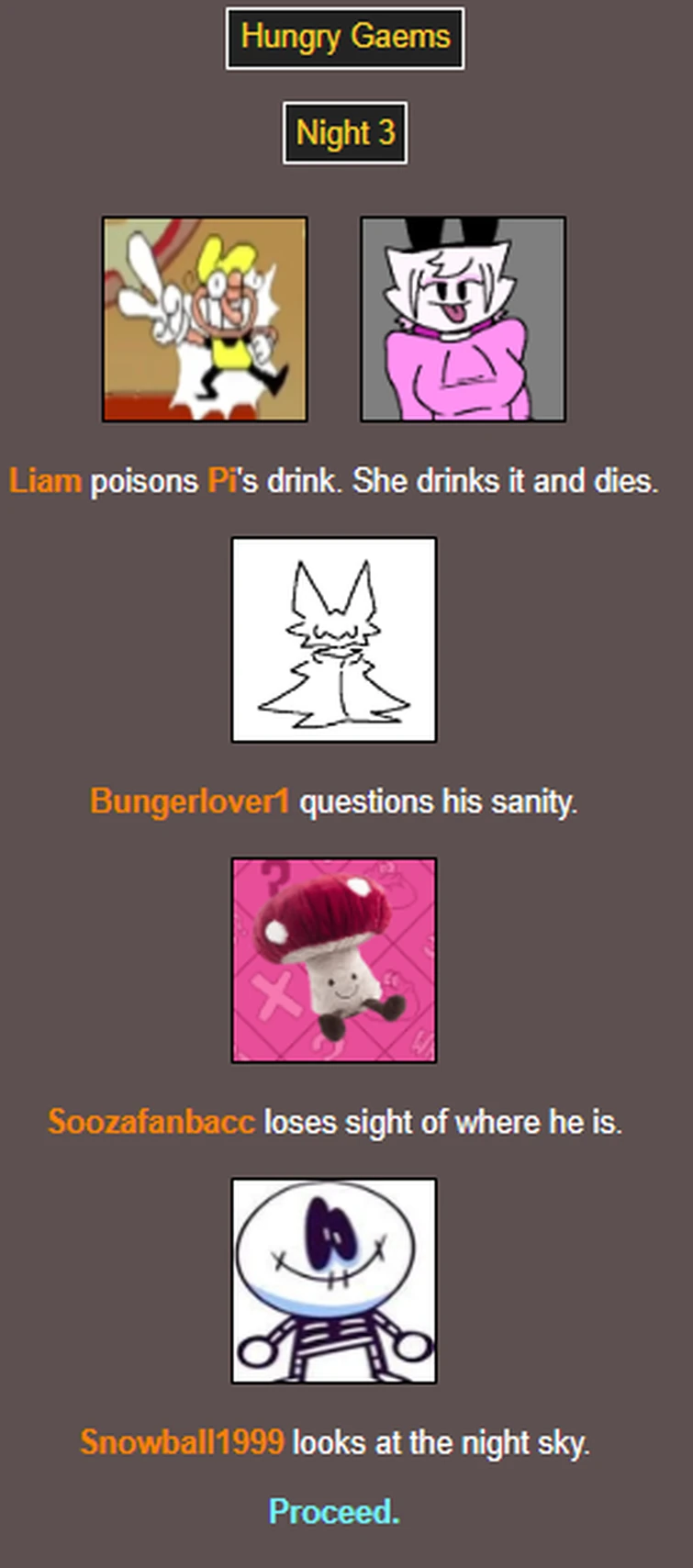 Hunger Games Results 2: Electric Boogaloo! Continued... | Fandom