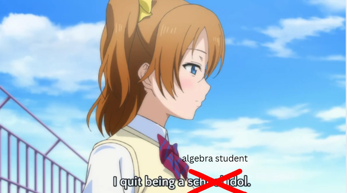 honoka at the end of s1 ep12 is me in algebra frfr... | Fandom