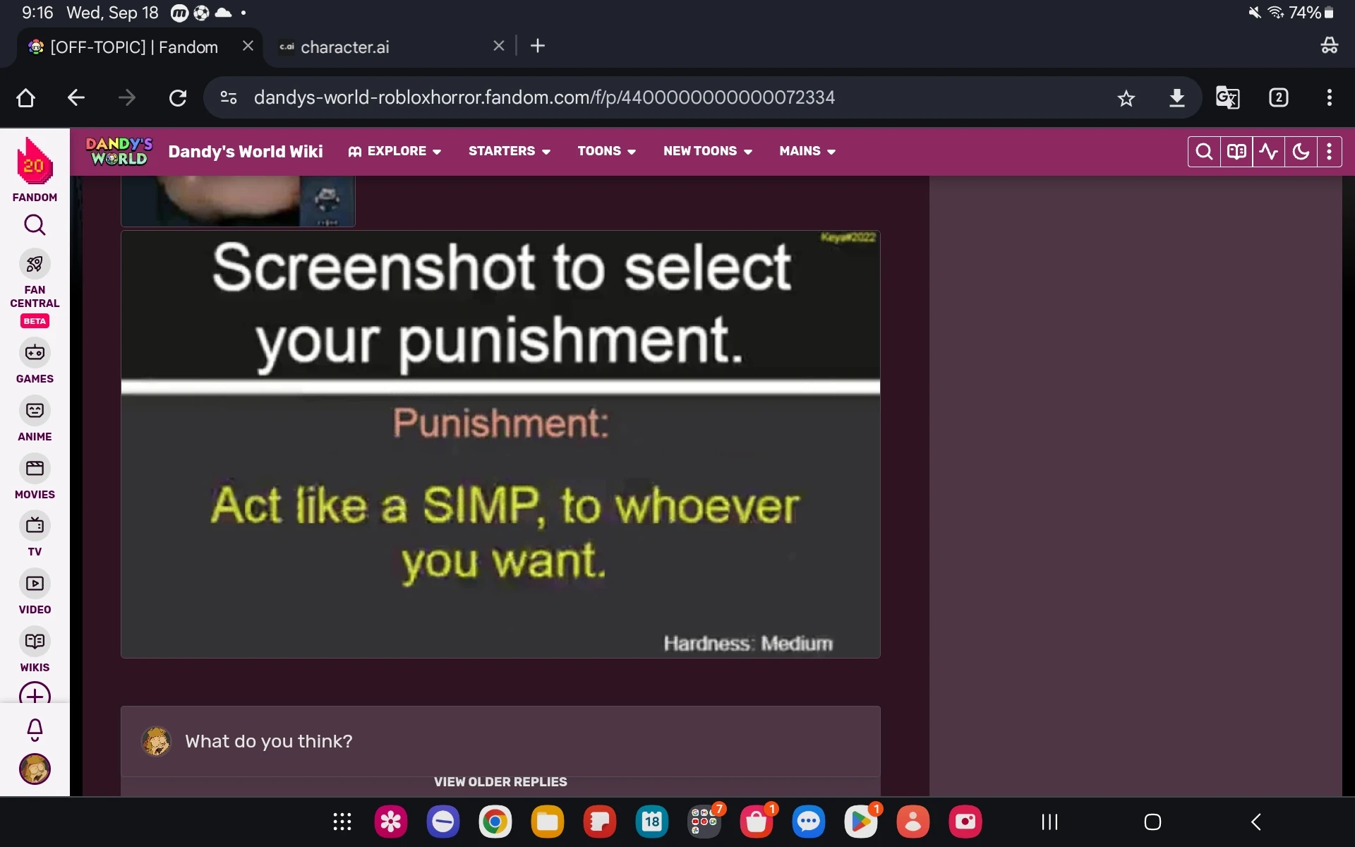 Who wants to be simped (first person only) ended | Fandom