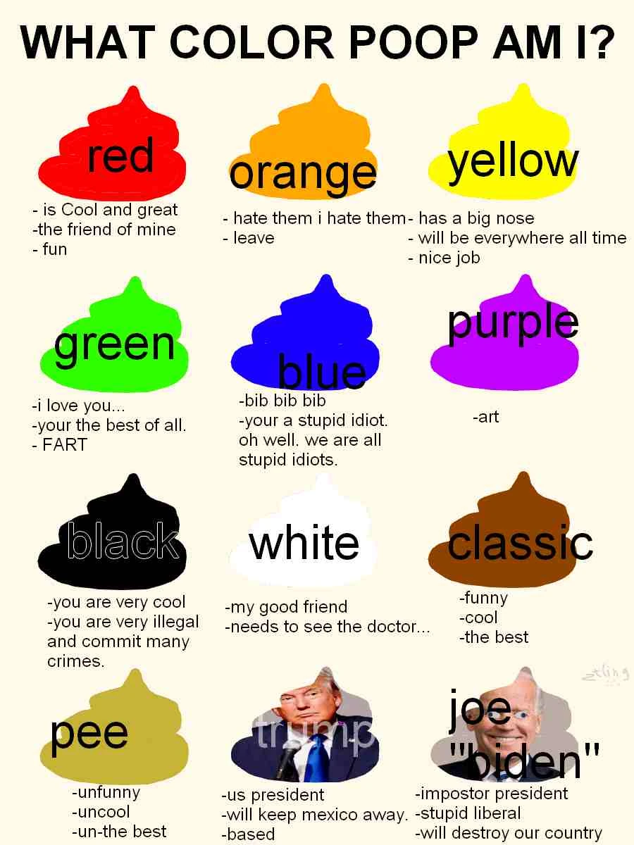 make this a trend ! what color poo am i! | Fandom