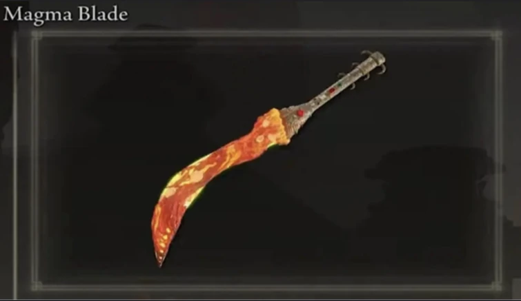 Magma blade | Fandom