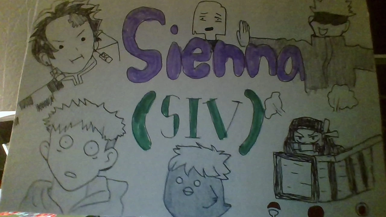 Lol we got to customize our name tags!! (spot the anime character ...