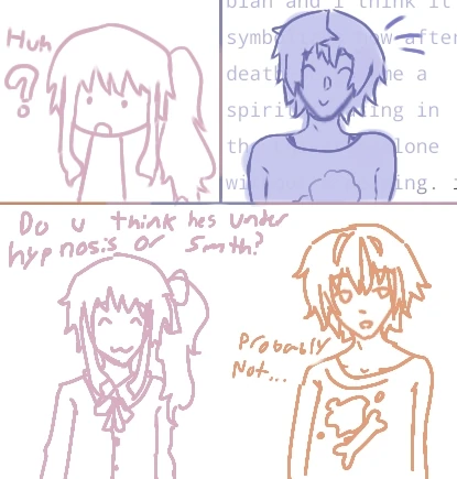 doodle of one of my fave pjsk conversations (so far) | Fandom