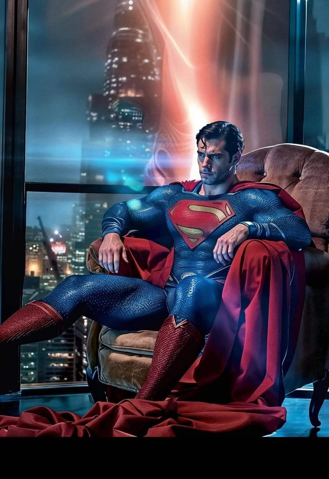 If the first reveal of Superman was to be him sitting in his apartment ...