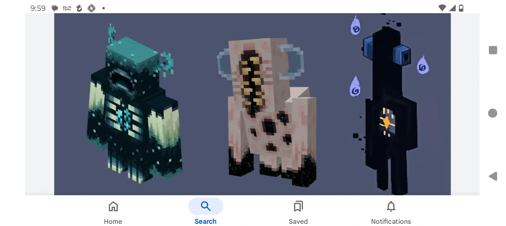 The warden from Minecraft 1991 to 1992 | Fandom