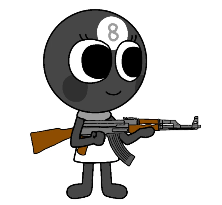 Toodles holding a AK-47 | Fandom