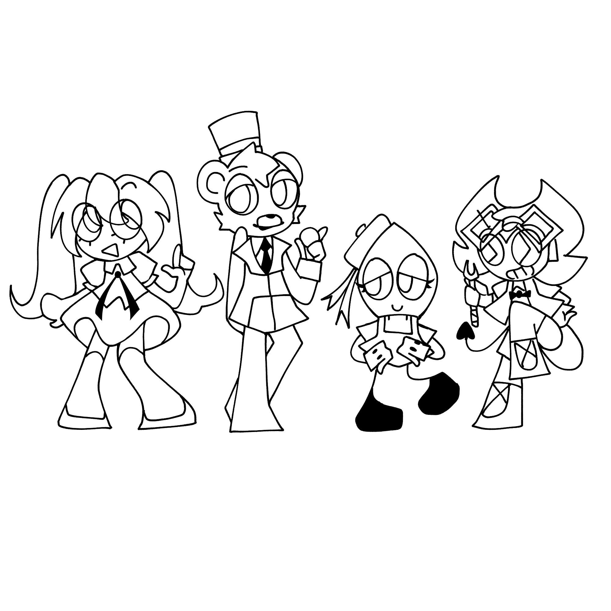 Here’s js some characters in dw style | Fandom