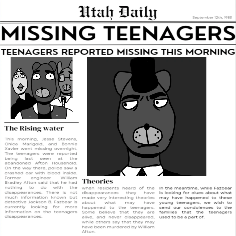 Missing Teenagers Newspaper | Fandom