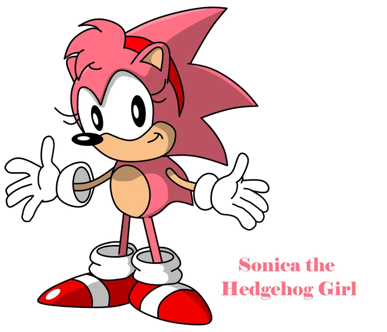 Sonica the Hedgehog Girl (Pink and Female Sonic) | Fandom