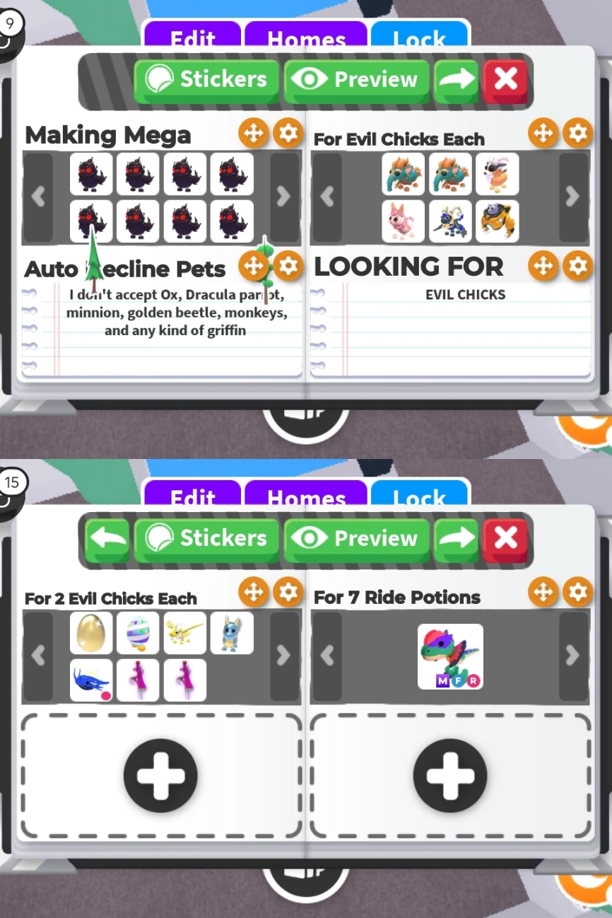 LF: Evil Chicks (Also Trading GoKart For many Ride Pots) | Fandom