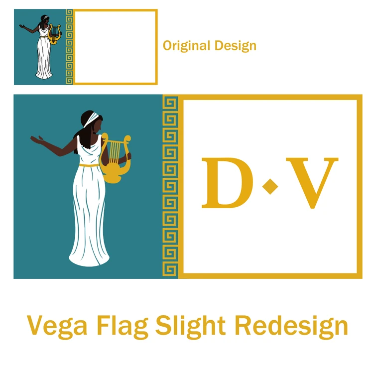 My Take On A Slight Redesign Of Vega Flag | Fandom