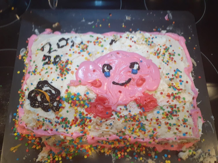 the kirby cake from hell... | Fandom