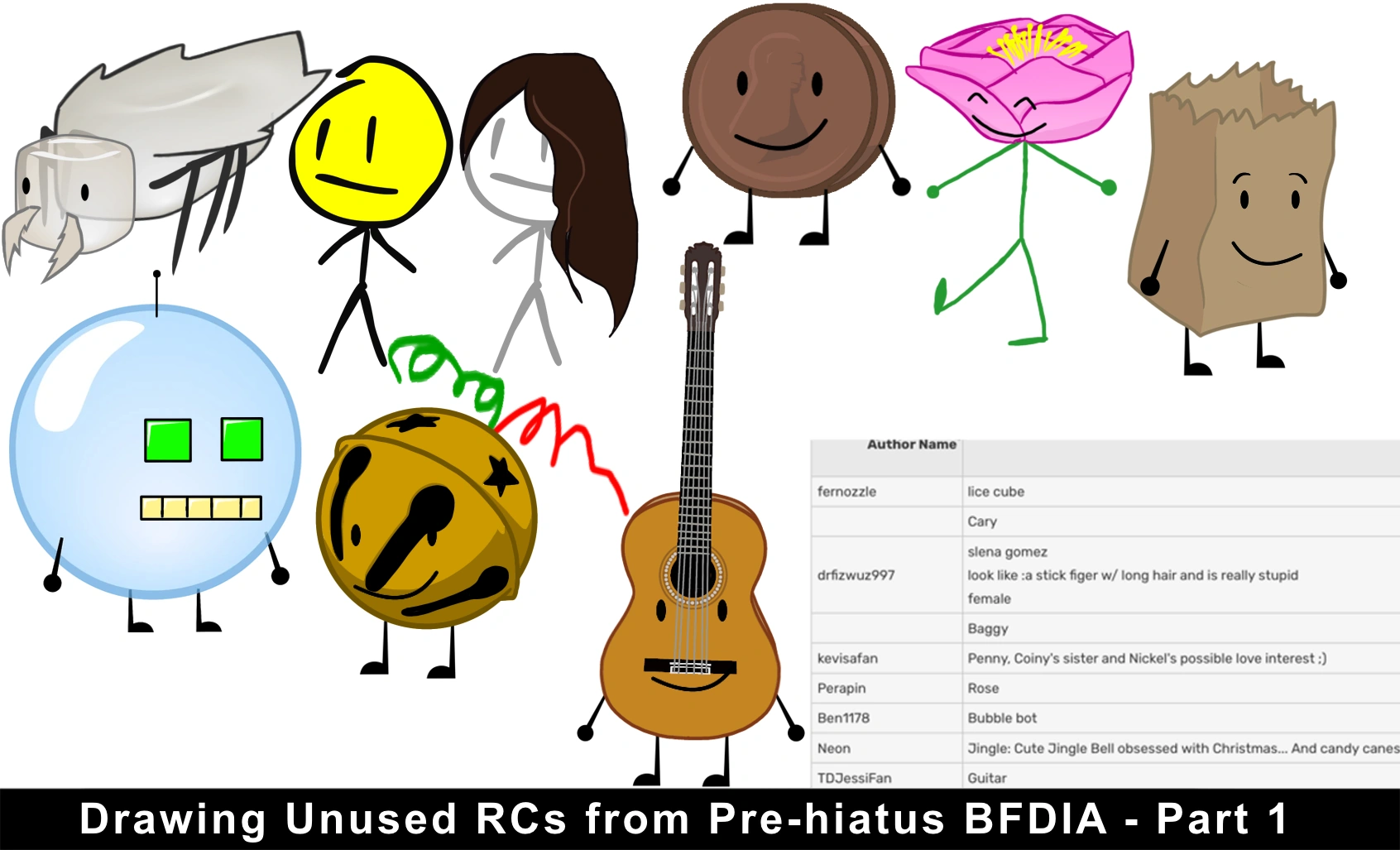 Drawing Recommended characters that did not appear in the Top 25 of ...