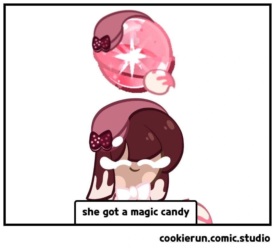 She got a magic candy | Fandom