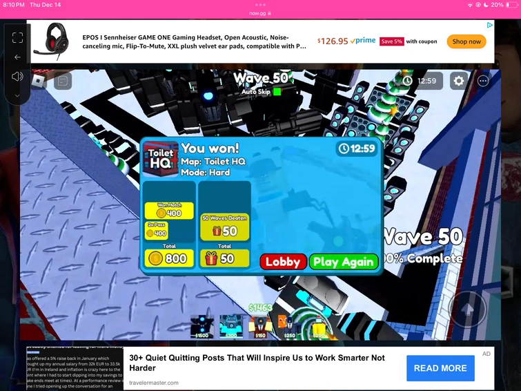 Update: I just barely got sub 13 minute speedrun for hard mode | Fandom