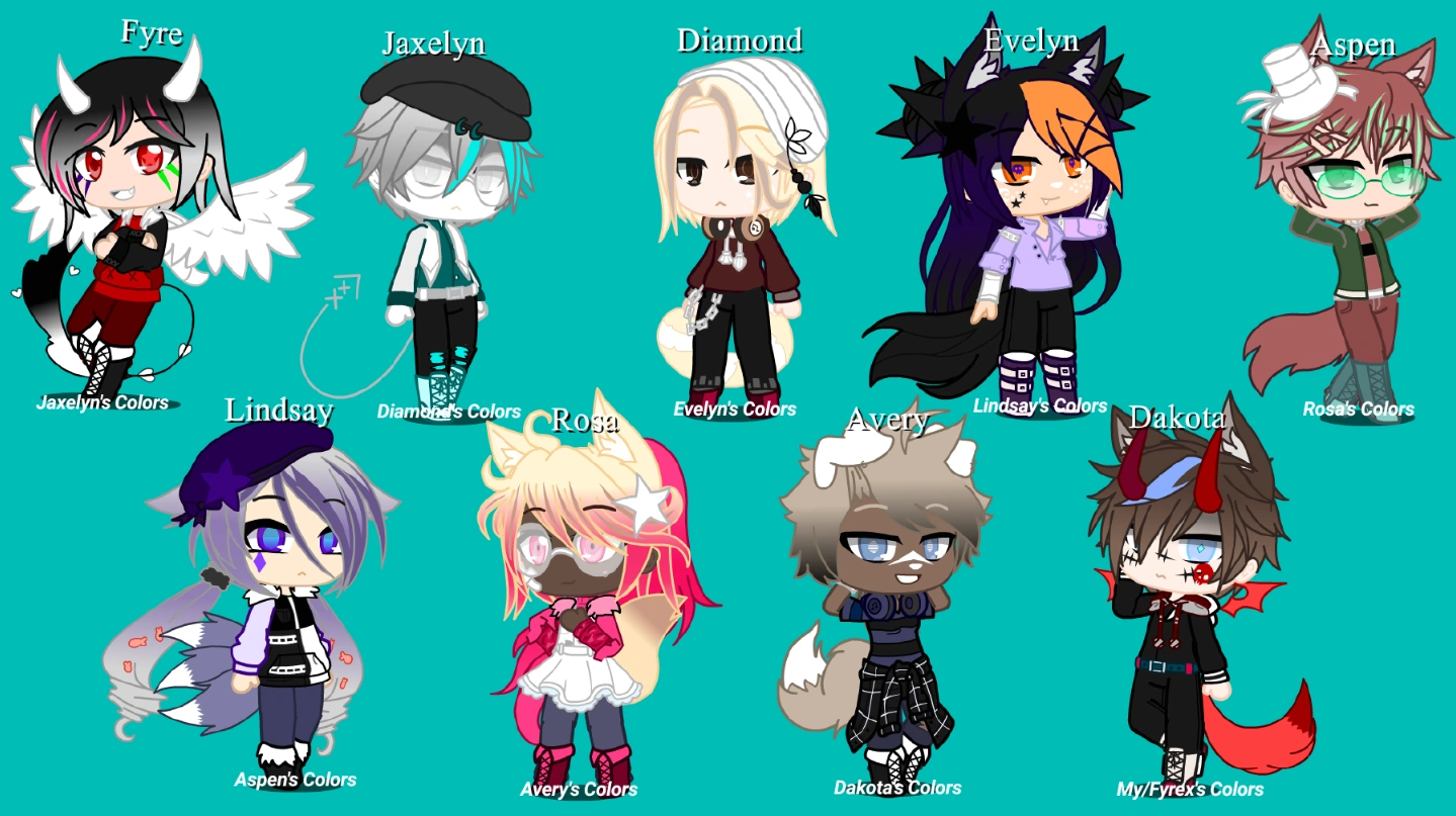 I was bored so I swapped my OC's color schemes | Fandom