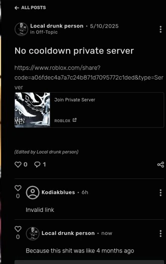 "invalid link" | Fandom