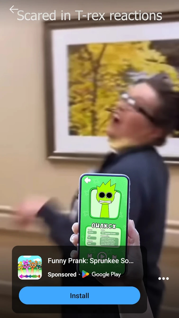 Apparently there's this app existing where you """""scare""""" people ...