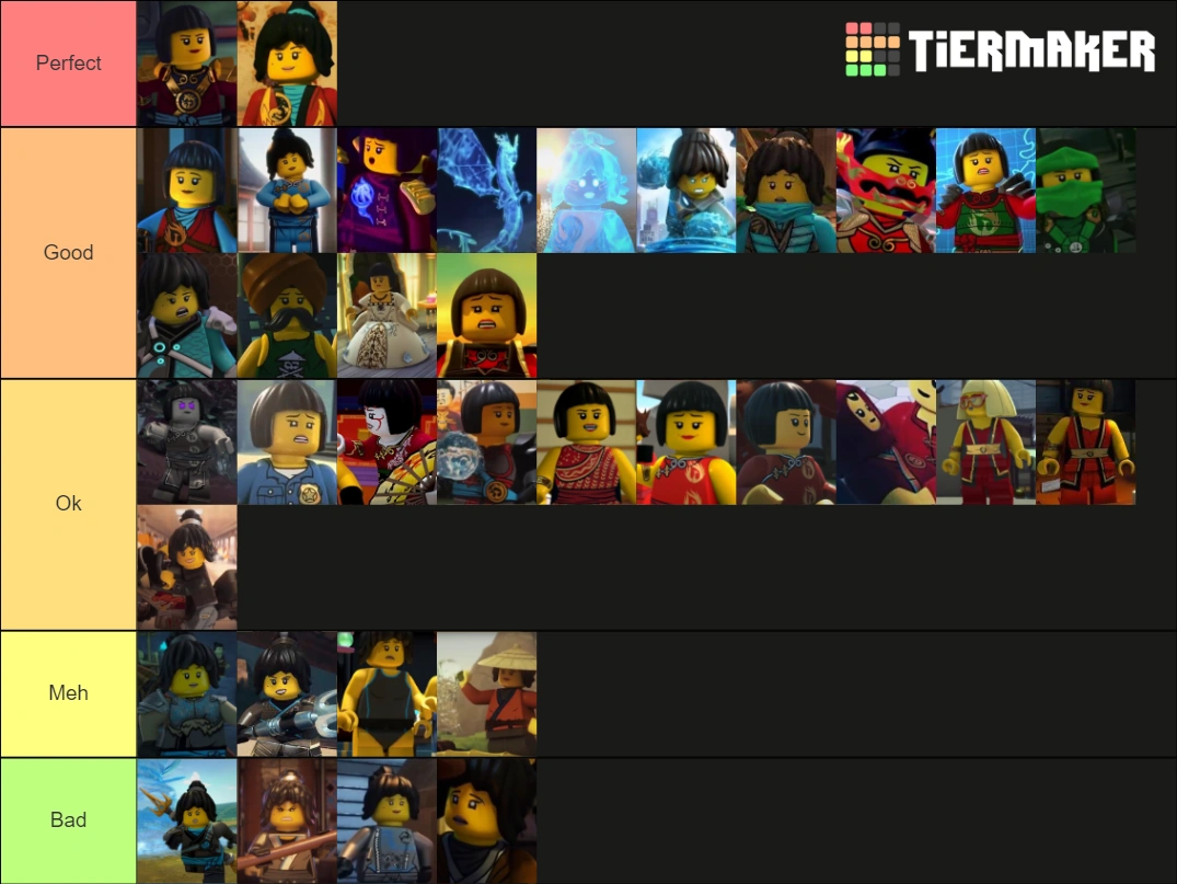 My list of all Nya's suits/forms | Fandom