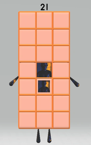 daily numberblock 21 | Fandom