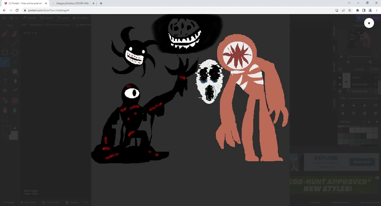 Doors pixel art | Fandom