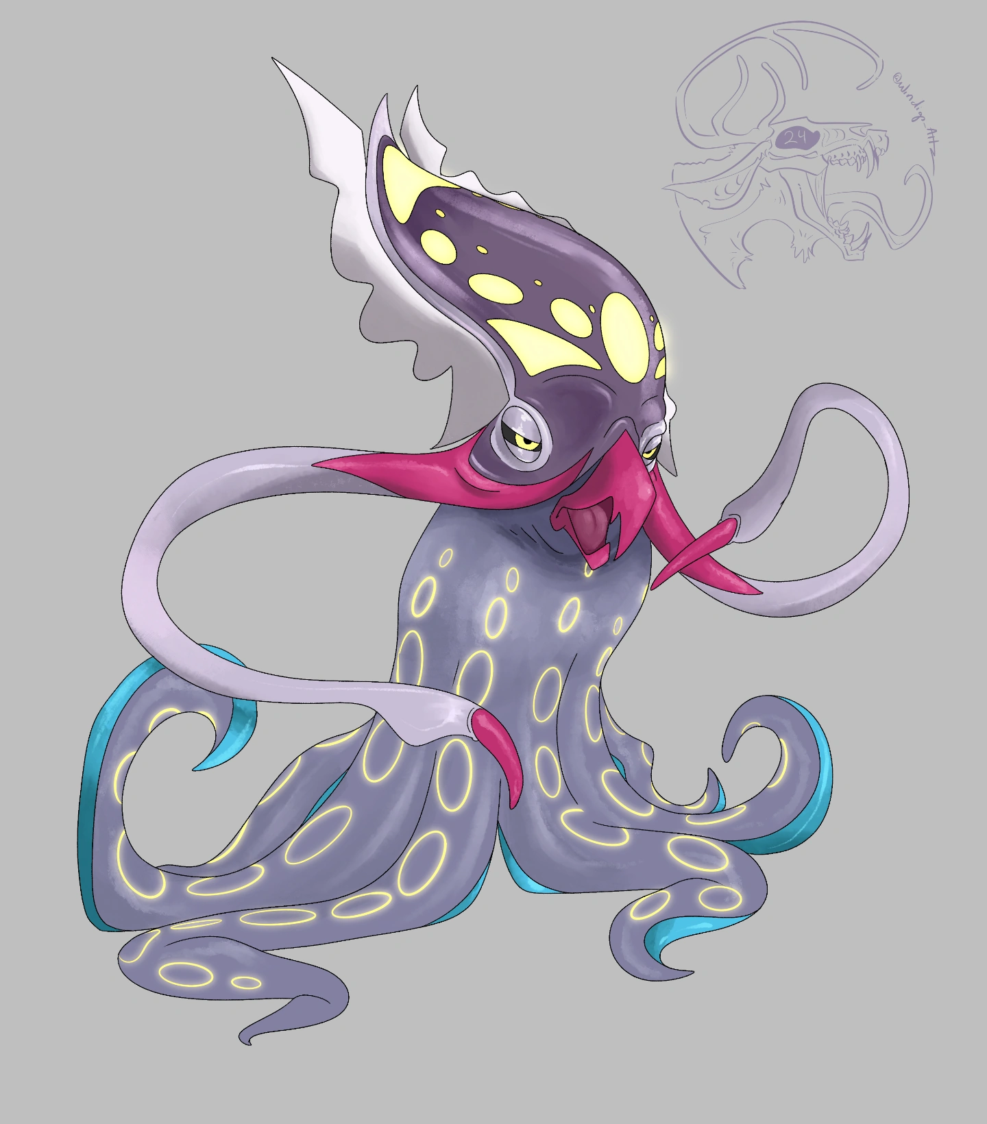 Mega designs 3/4 ~Malamar | Fandom