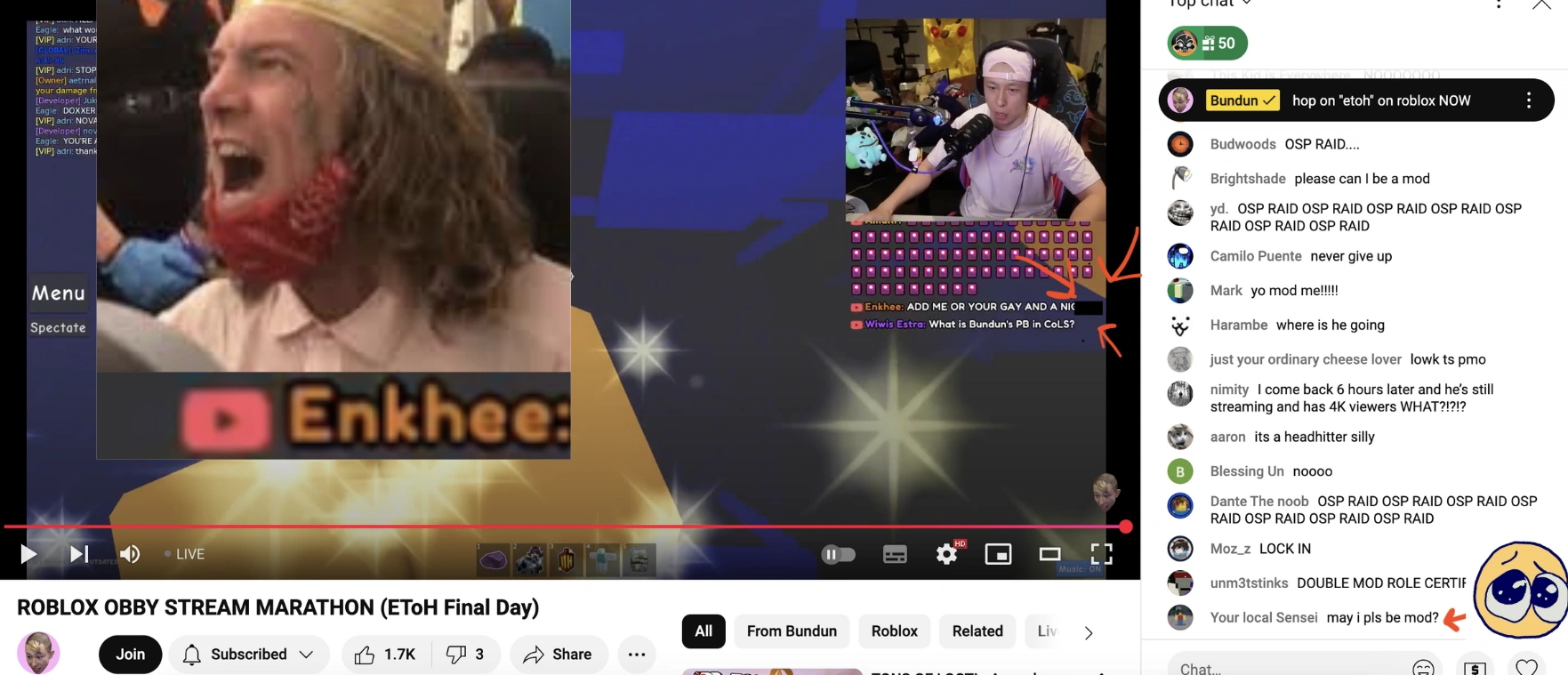 I found some funny moments on the bundun stream | Fandom