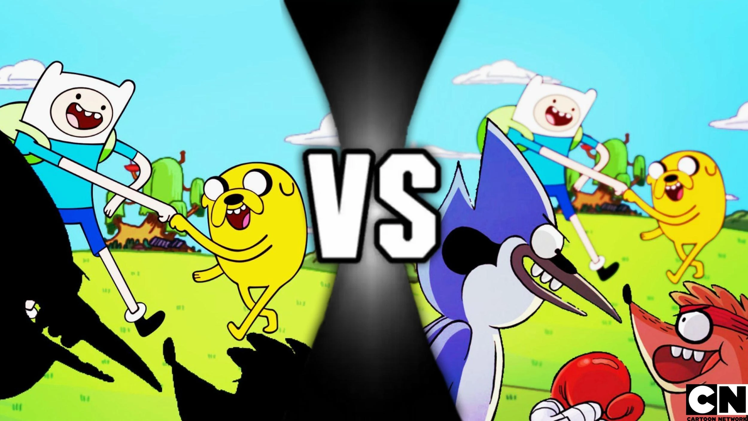 Finn and Jake vs Mordecai and Rigby | Fandom