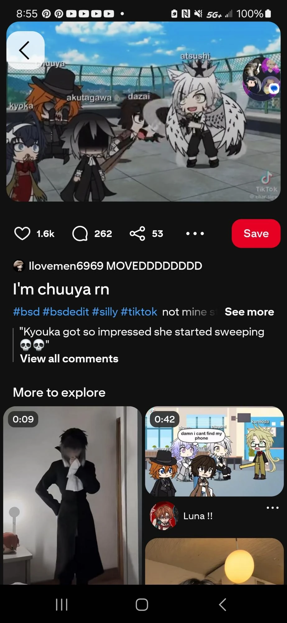 Y'all the most normal bsd fans I seen bc the bsd fans I find on ...