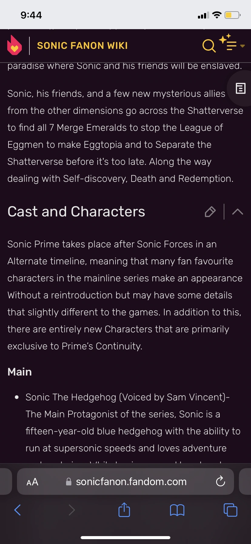Sonic Prime timeline | Fandom