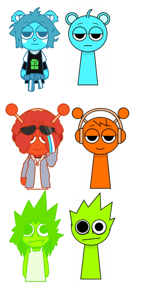 Some Sprunki fellas drawn in my style! | Fandom
